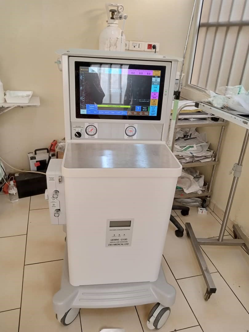 Le CHP Blitta doté d’un respirateur, une machine qui sauve des vies